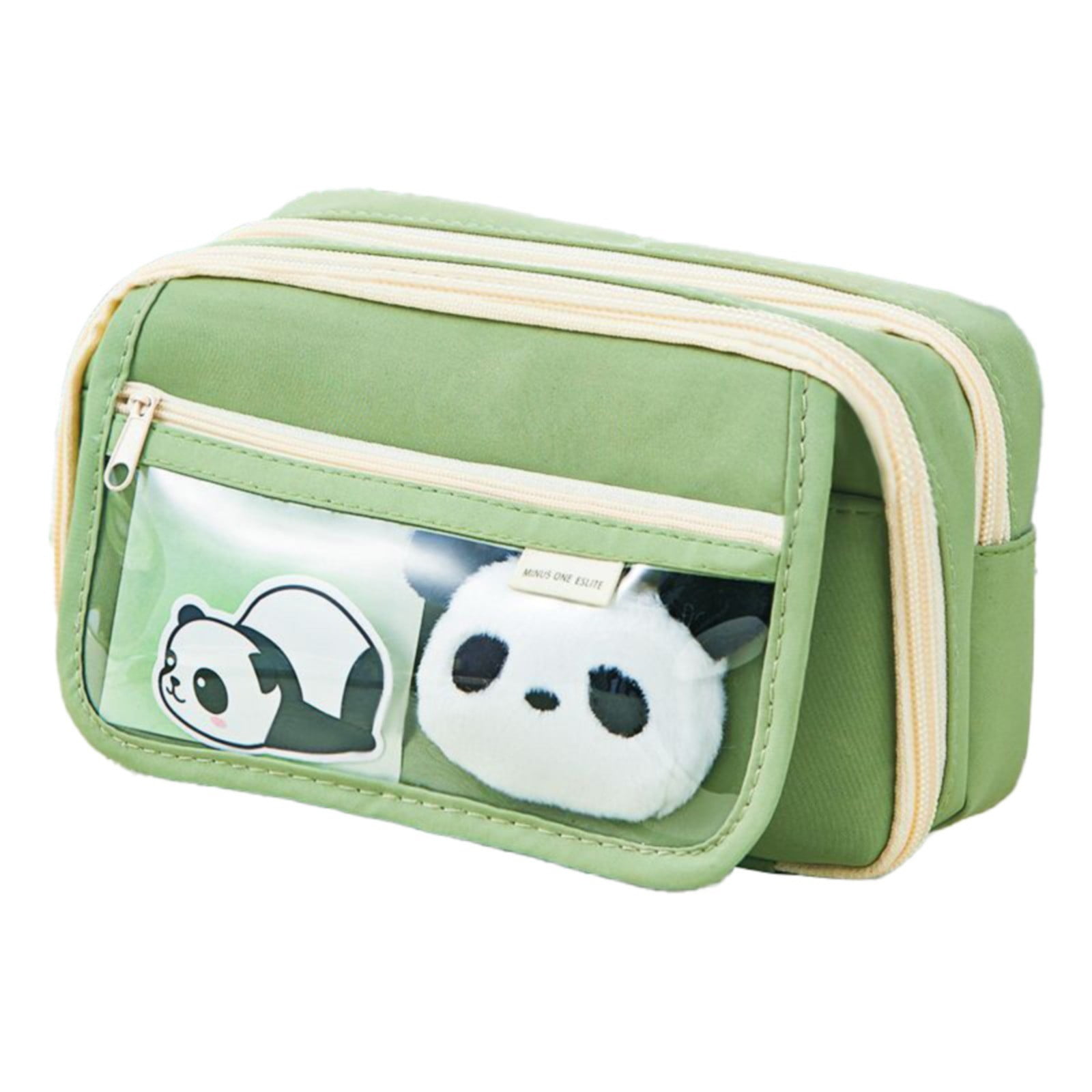 Stylus Pencil Cute Panda Pencil Case Large Capacity For Adults ...