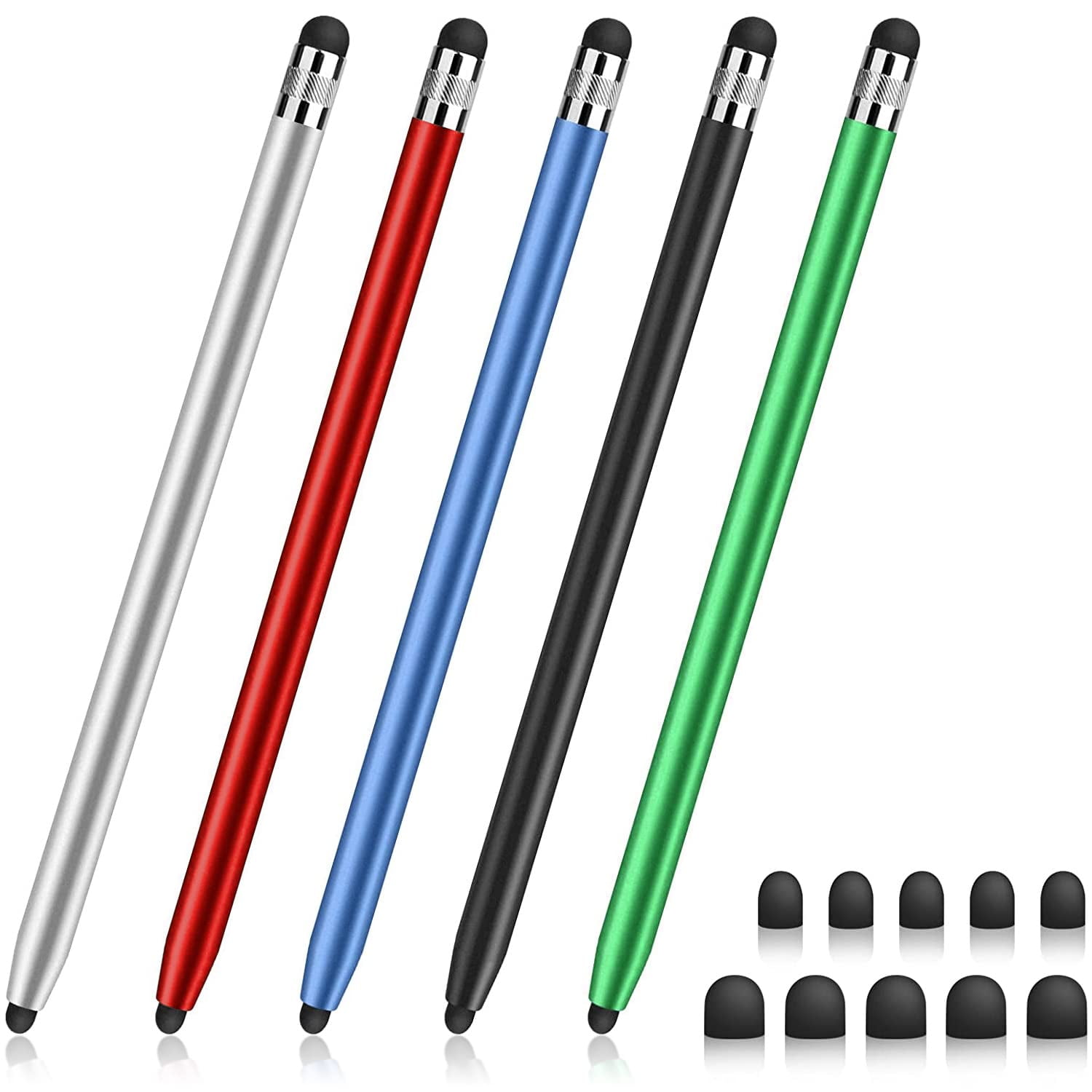 Stylus Pens for Touch Screens, 5 Pack Stylus Pen for iPad iPhone Android Chromebook Tablets and ...