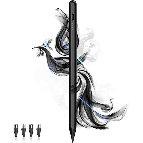 Stylus Pens for Touch Screens Power-Display Tablet Pen POM Tip Magnetic ...