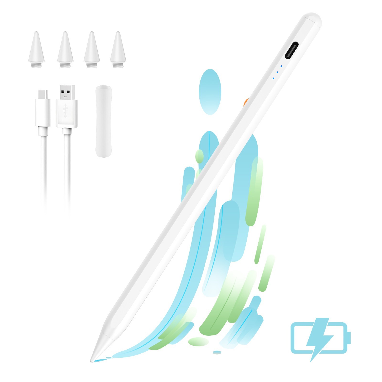 TSV 2/1pcs Universal Stylus, Stylus Pen Compatible with Apple iPad, 2 ...