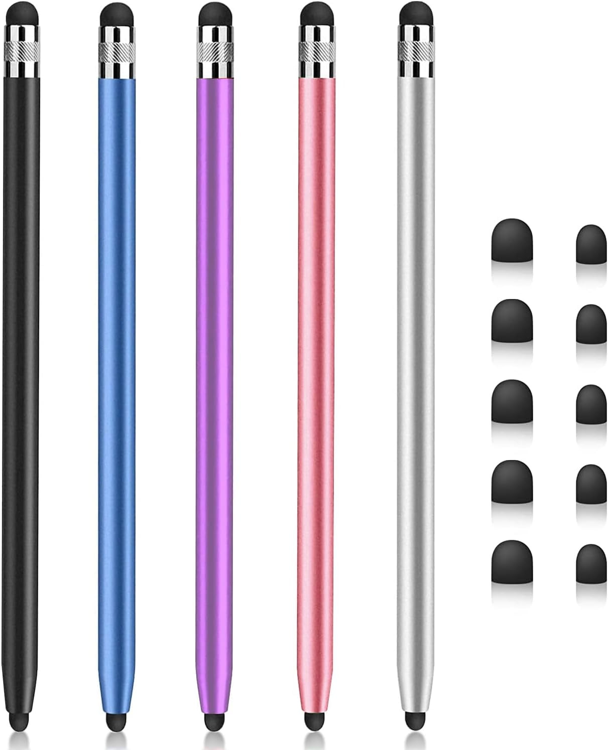 Stylus for Touch Screens (5Pack) Stylus Pens for iPad iPhone Android ...