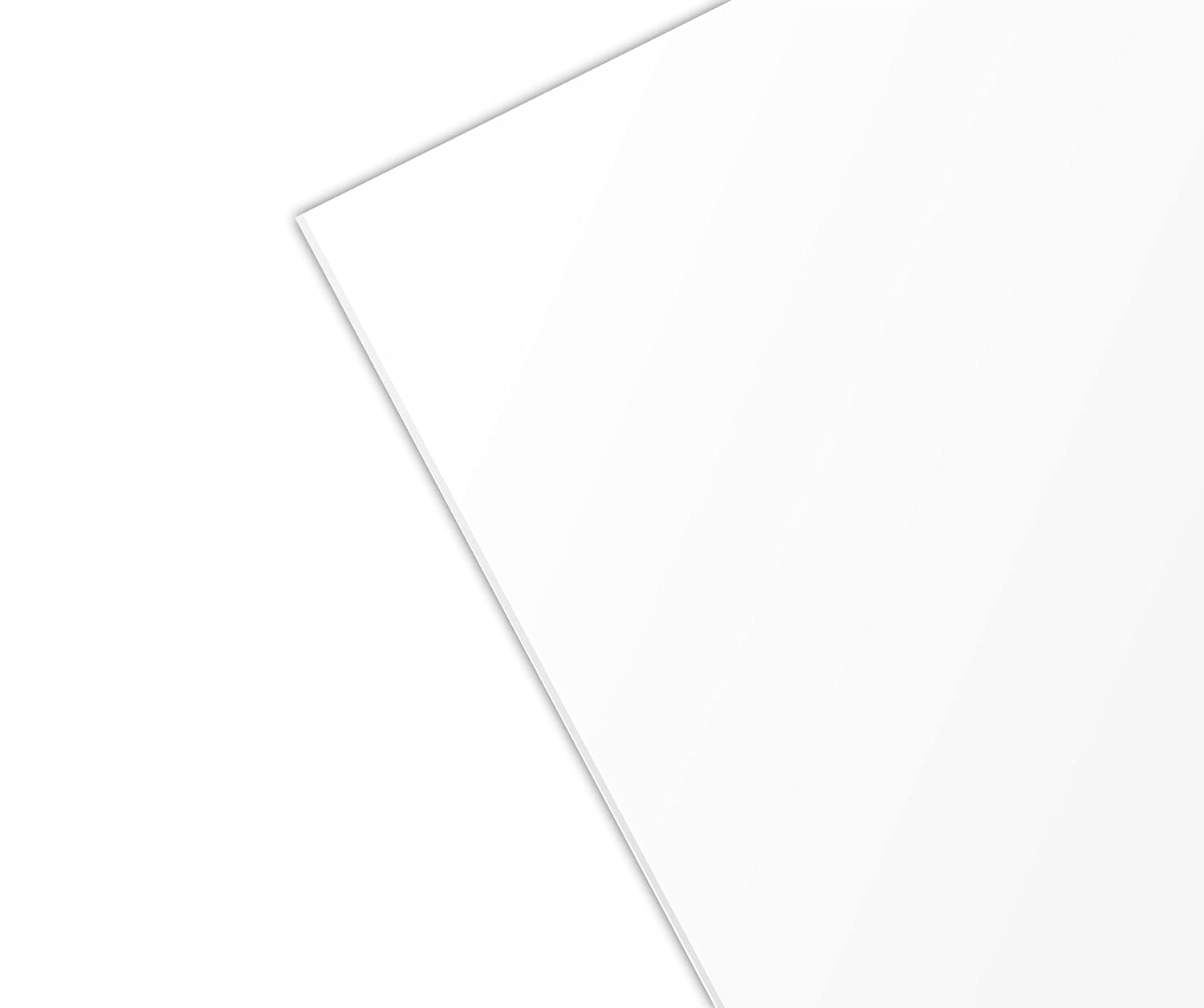 Styrene Sheet - .020 Thick, White, 12" x 12" Shear Cut, 8PACK - Walmart.com