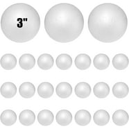 100 Assorted Styrofoam Balls in Large and Small Sizes for DIY Art Craft ...