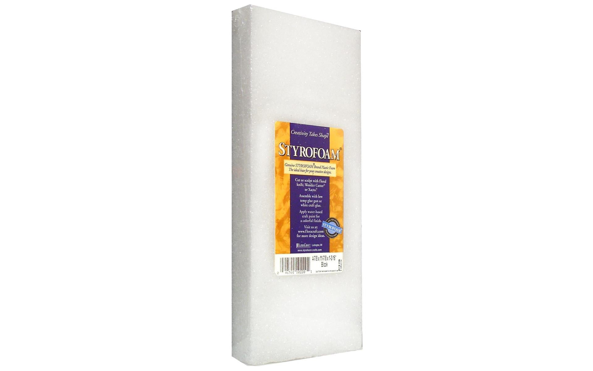 Styrofoam Block-5"X12"X1.25", Pk 3, Floracraft - Walmart.com