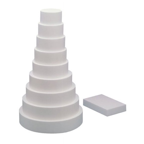 Styrofoam Cake Rounds