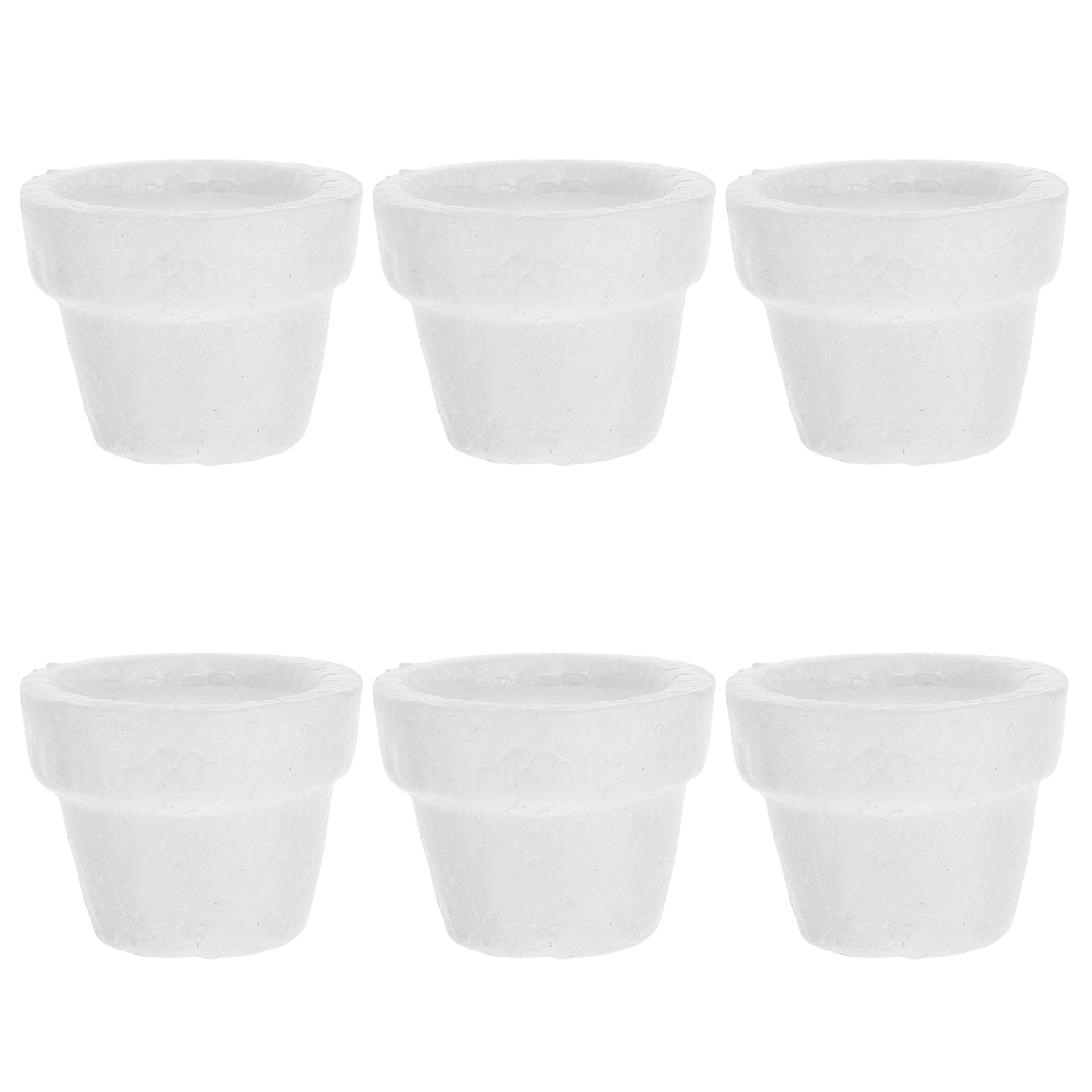 Flowerpot Bonsai Balls Craft Pots Art Supplies White - Walmart.com