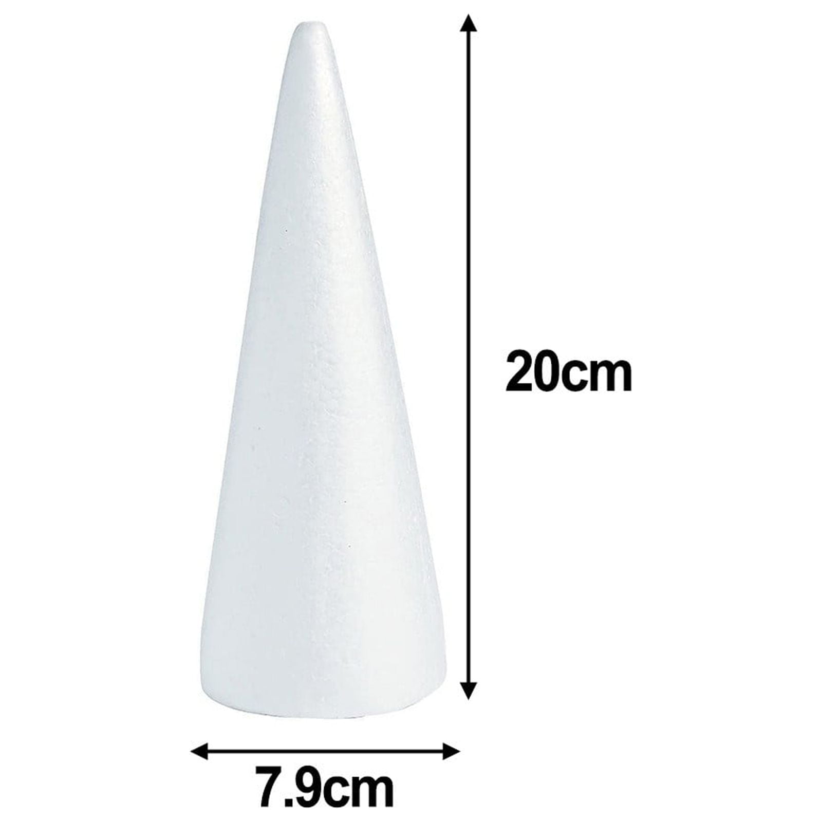 Styrofoam Foam Cones Polystyrene for Crafts DIY Painting Triangle Tree ...