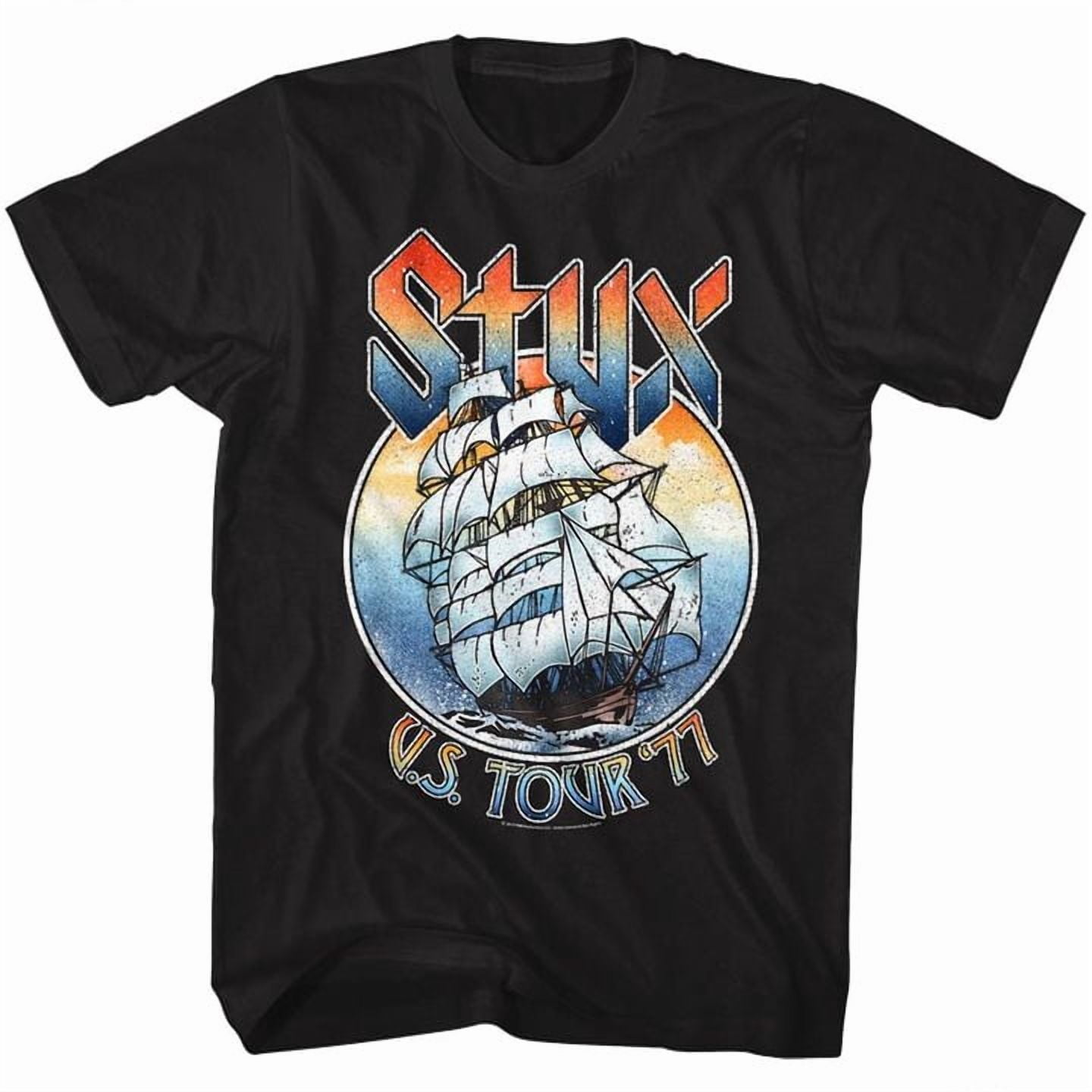 Styx 77Tour Black Adult T-Shirt 4Xlt - Walmart.com