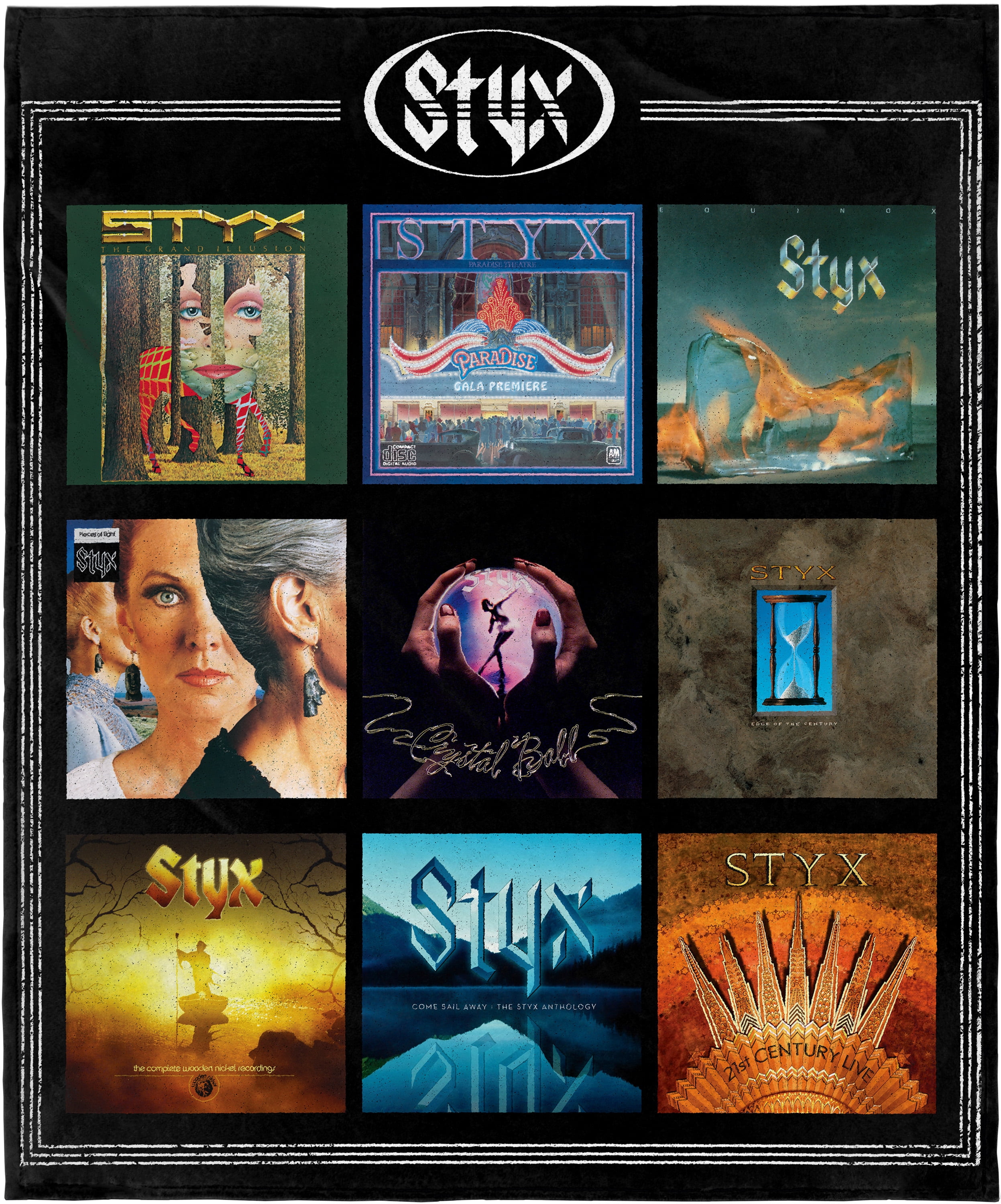 Free Shipping! Styx Blanket Album Collection Rock and Roll Music Band ...