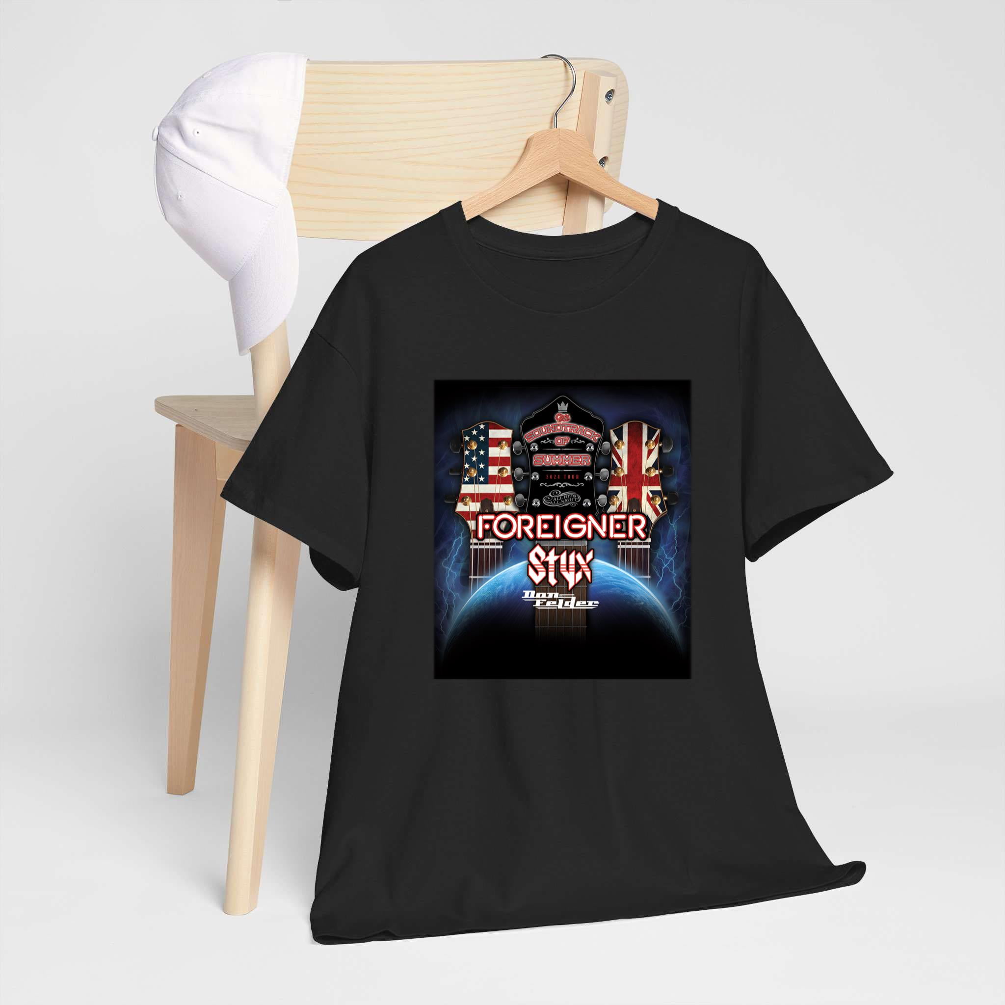 Styx and Foreigner Summer 2024 Tour Shirt, Styx and Foreigner Band Fan ...