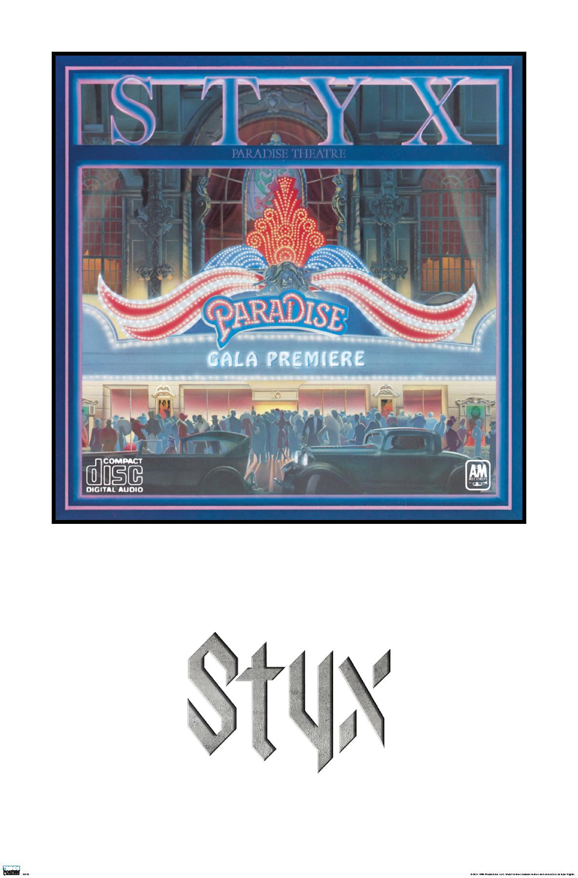 Styx - Paradise Theatre Album Series Wall Poster, 14.725" x 22.375 ...