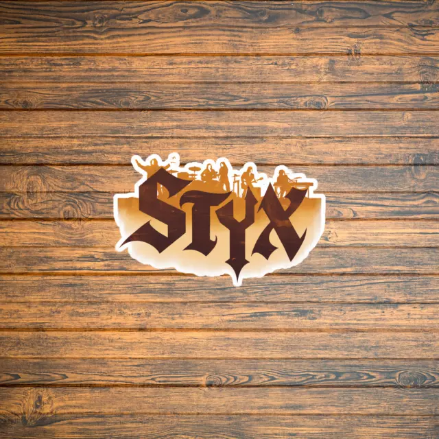 Styx Rock Band Silhouette Sticker - Classic Rock Music Decal Vinyl ...
