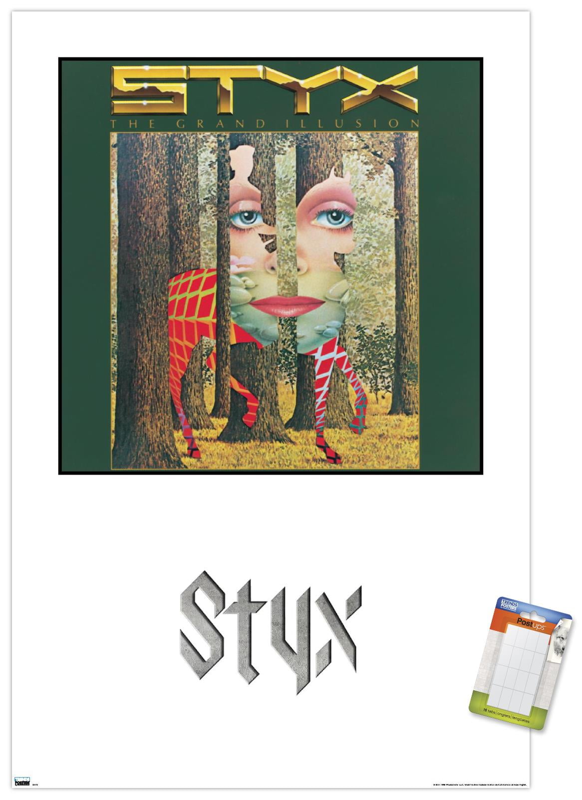 Styx - The Grand Illusion Album Series Wall Poster, 14.725" x 22.375 ...