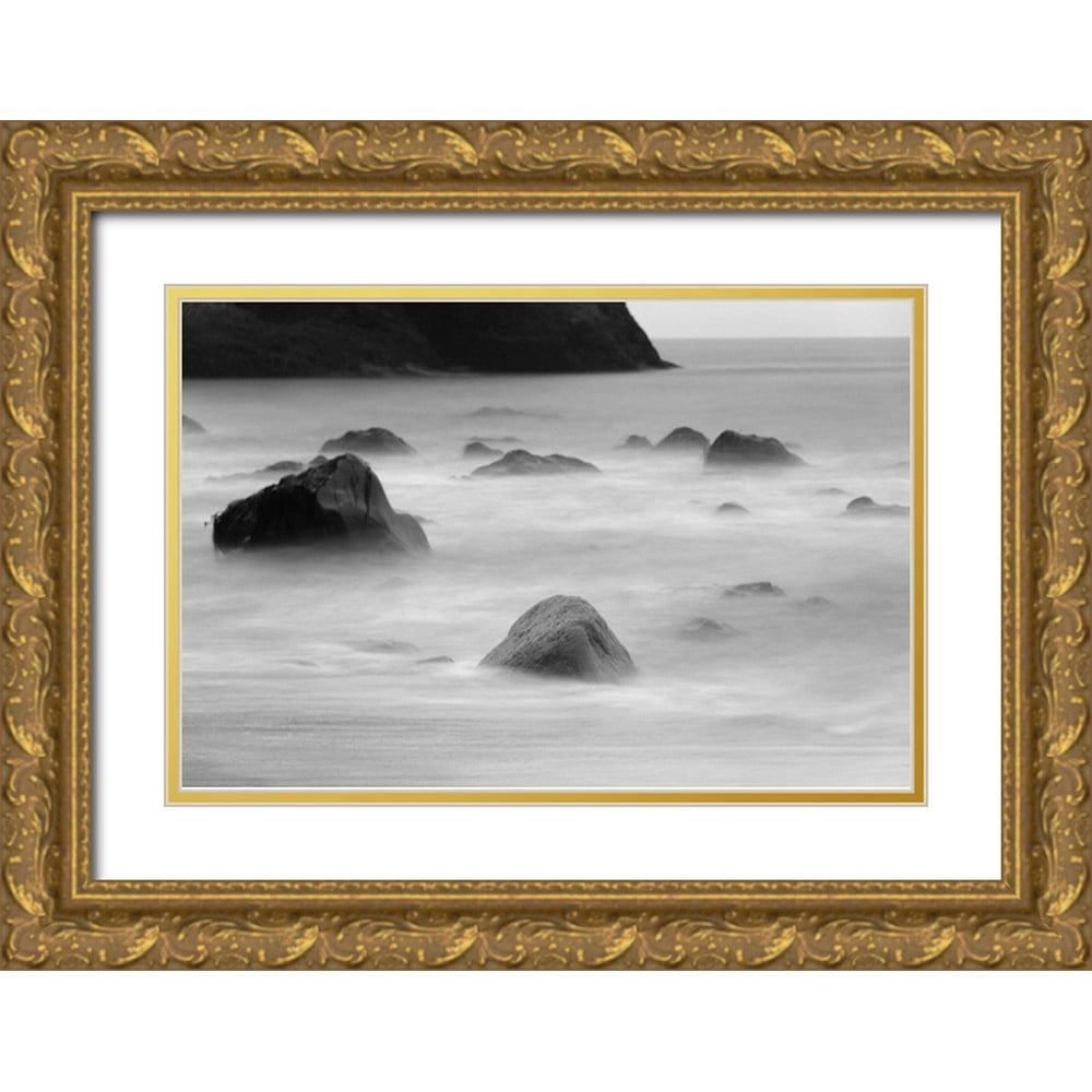 Su, Keren 14x11 Gold Ornate Wood Framed with Double Matting Museum Art ...