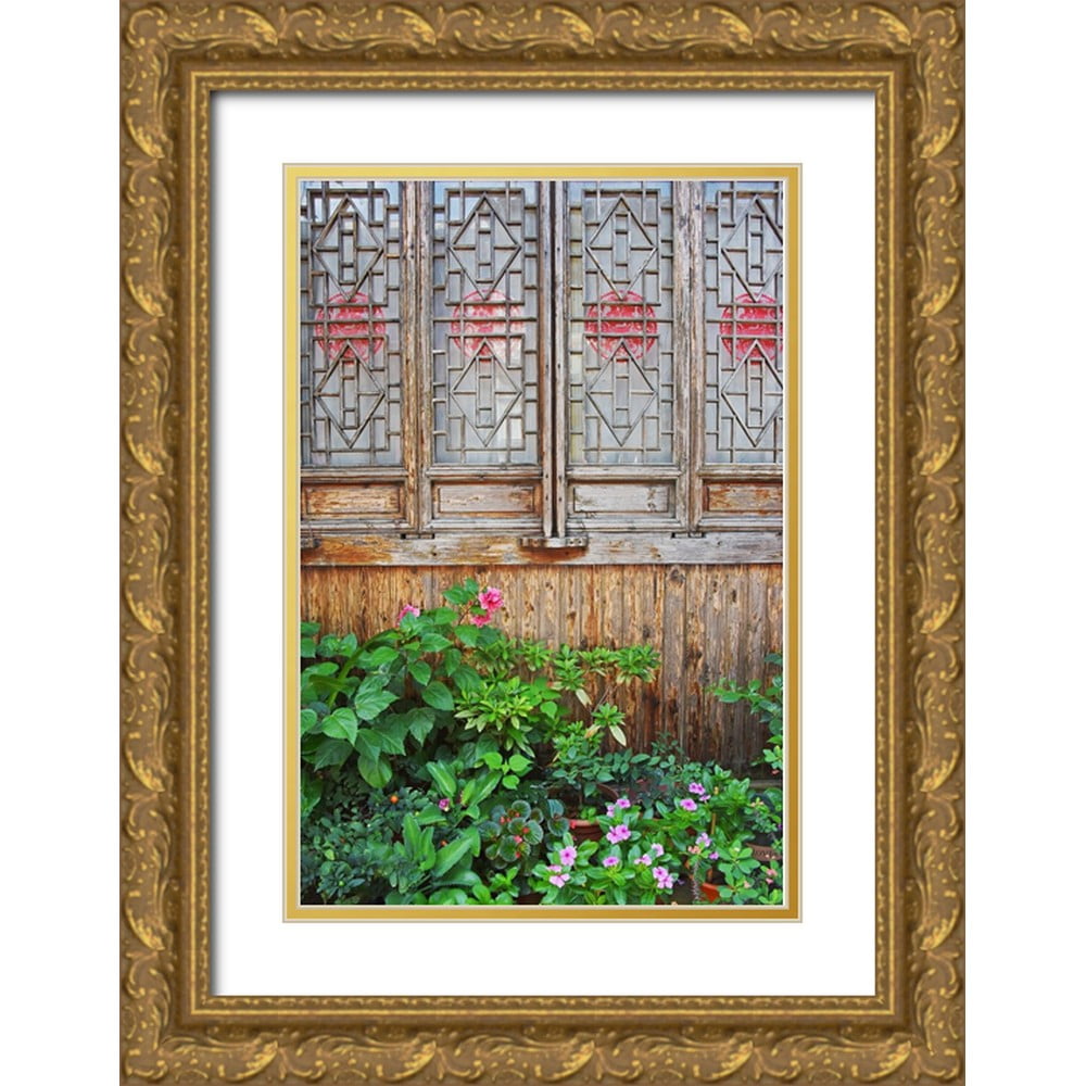 Su, Keren 17x24 Gold Ornate Wood Framed with Double Matting Museum Art ...