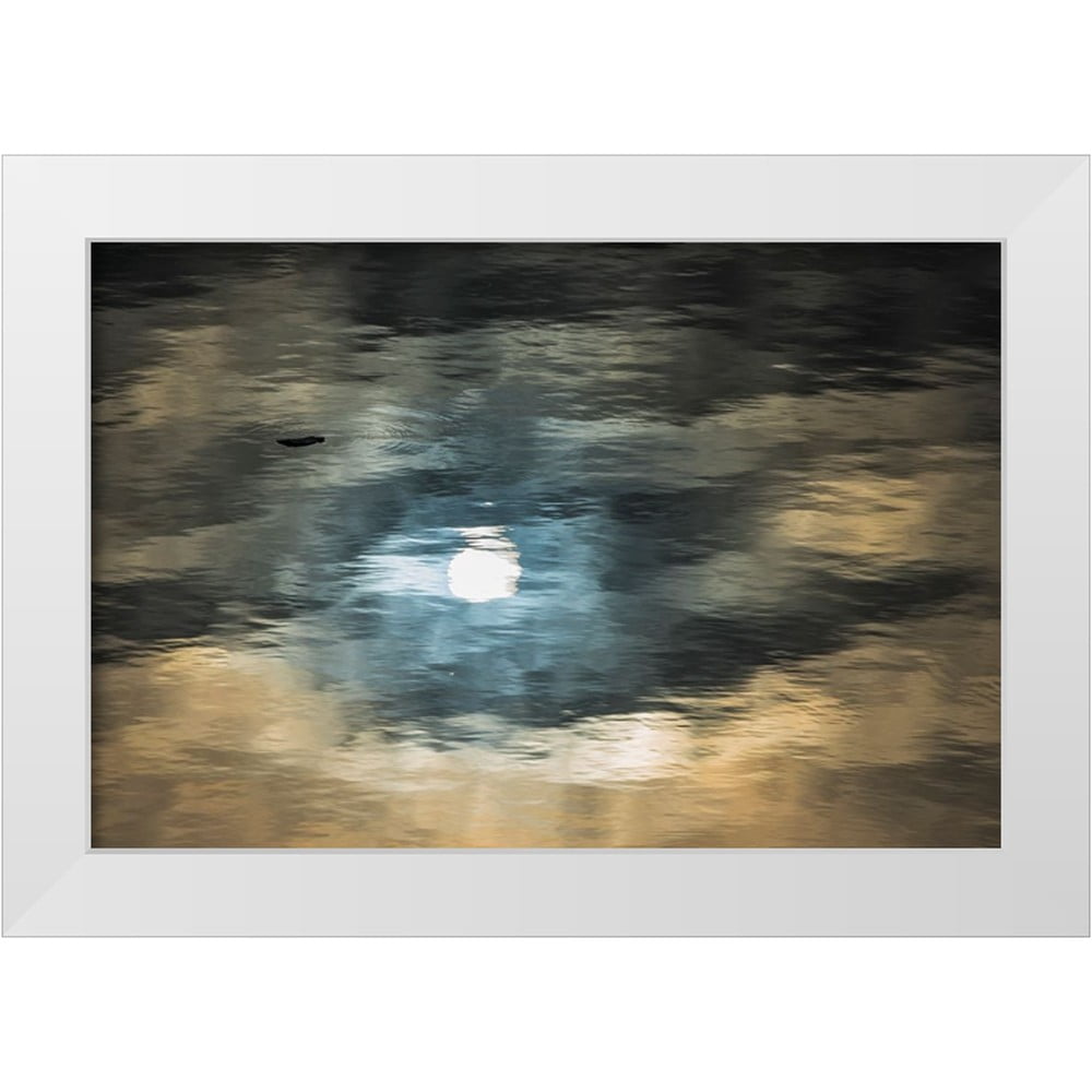 Su, Keren 32x23 White Modern Wood Framed Museum Art Print Titled ...
