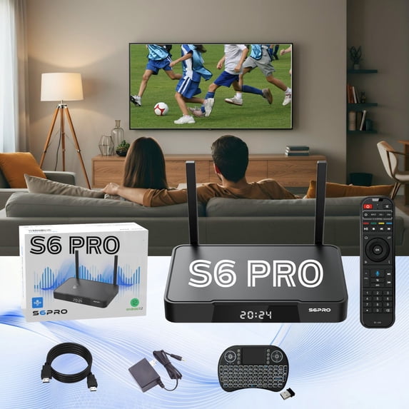 Su-per-S6-Pro New Version Puls Max Kit Box with Remote, Setup Guide ...
