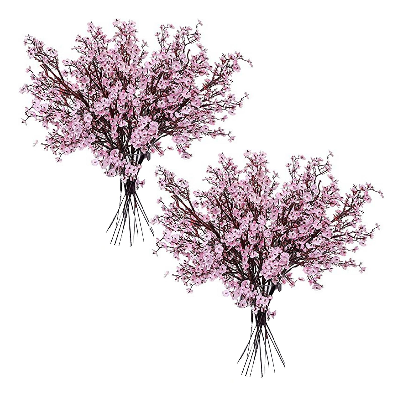 SuChun 2PC Realistic Fake Flowers Small Fragmented Flower Bundle Cloth ...