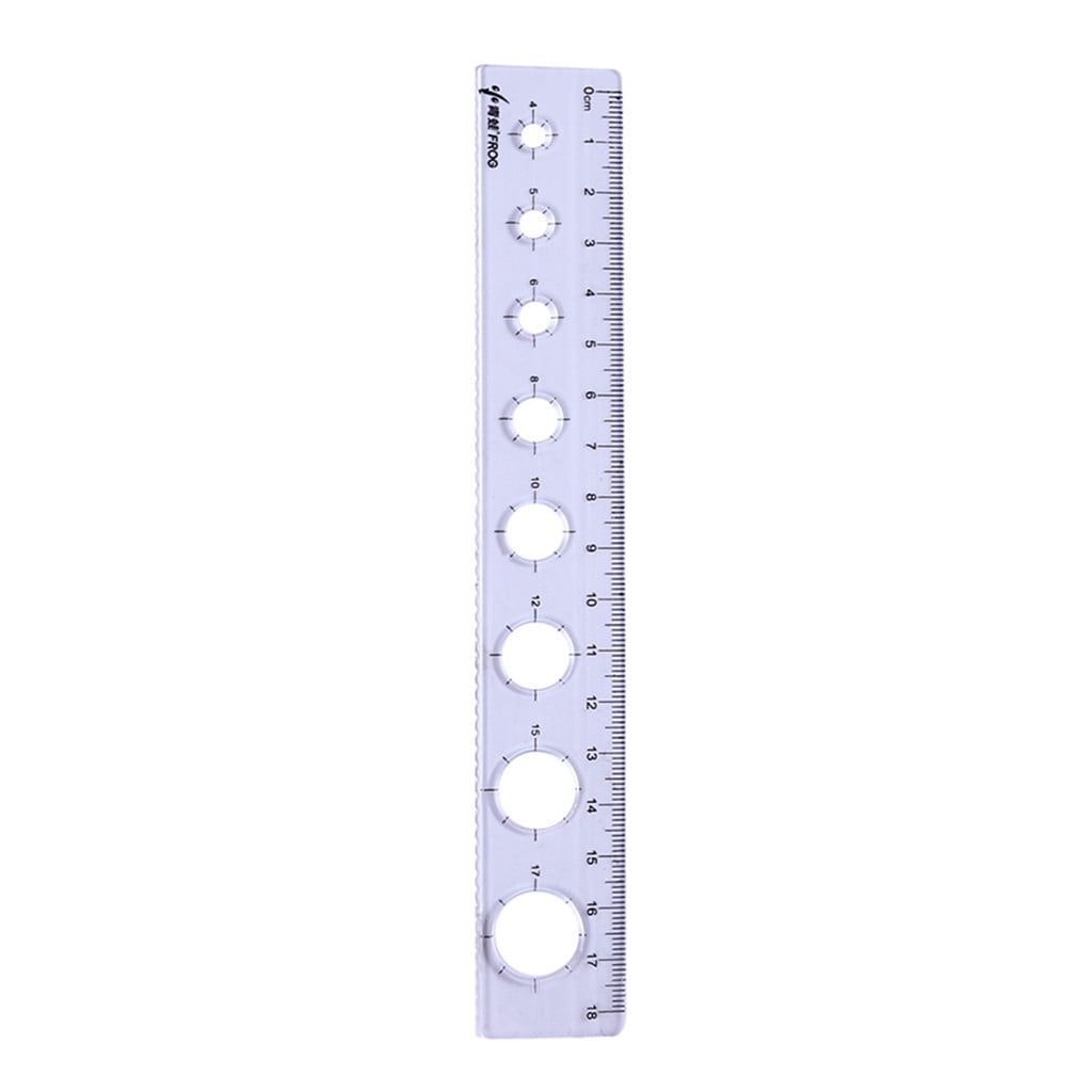 SuChun Clear Plastic Straight Ruler Plastic Measuring Tool for Student ...