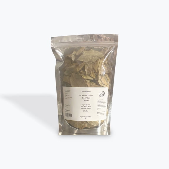 SuNan Whole Soursop Leaves – Premium Sun‑Dried Graviola Leaves, 100% ...