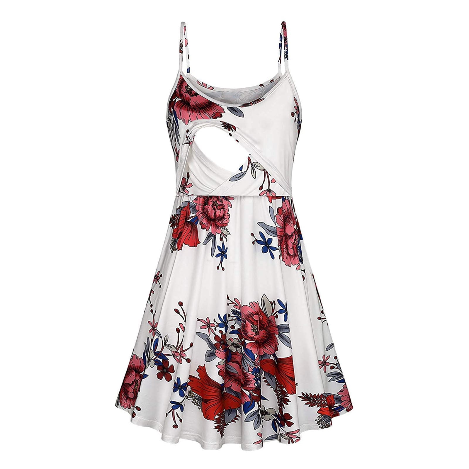 SuTry Fashion Pregnant Women's Sleeveless Round-Neck Camisole Printed ...