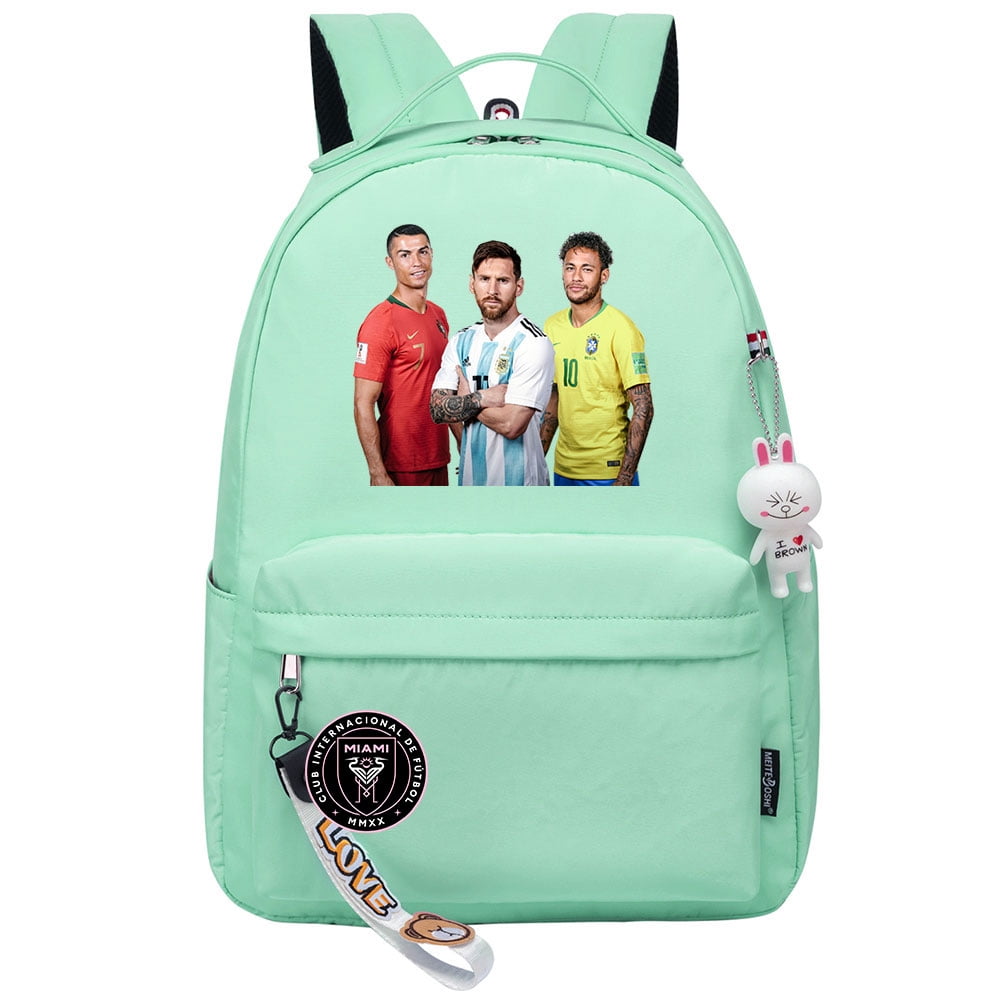 SuZedon Children's Cartoon Lionel Messi School Bag Backpack - Walmart.com