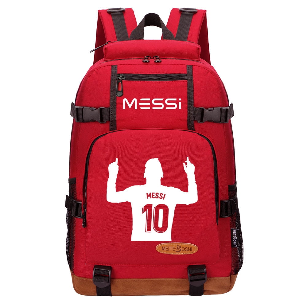 SuZedon Lionel Messi Children's Cartoon Pattern Square Backpack - Fits ...