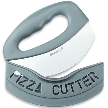 Mercer Culinary Millennia Pizza Cutter with White Handle, 5 Inch Wheel ...