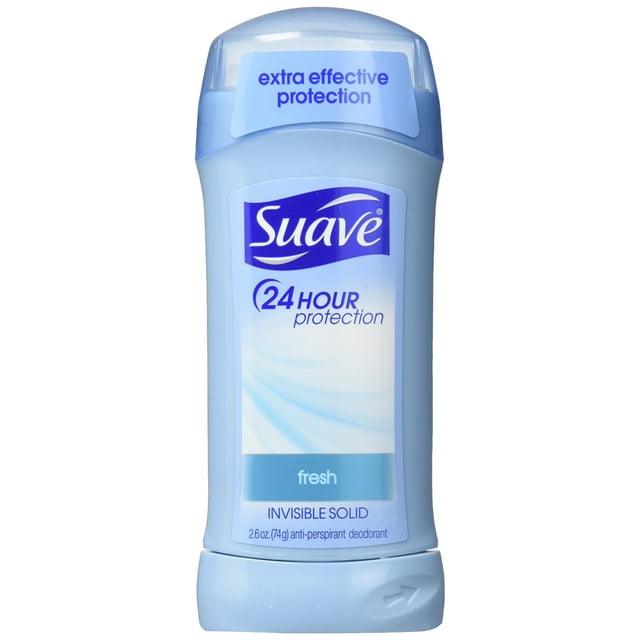 Suave 24 Hour Protection Fresh Invisible Solid Anti-Perspirant 2.6 Oz ...