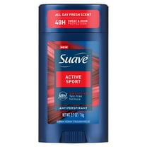 Suave Ocean Charge Men’s Antiperspirant Deodorant, Marine & Driftwood Scent, 48-Hour Protection ...
