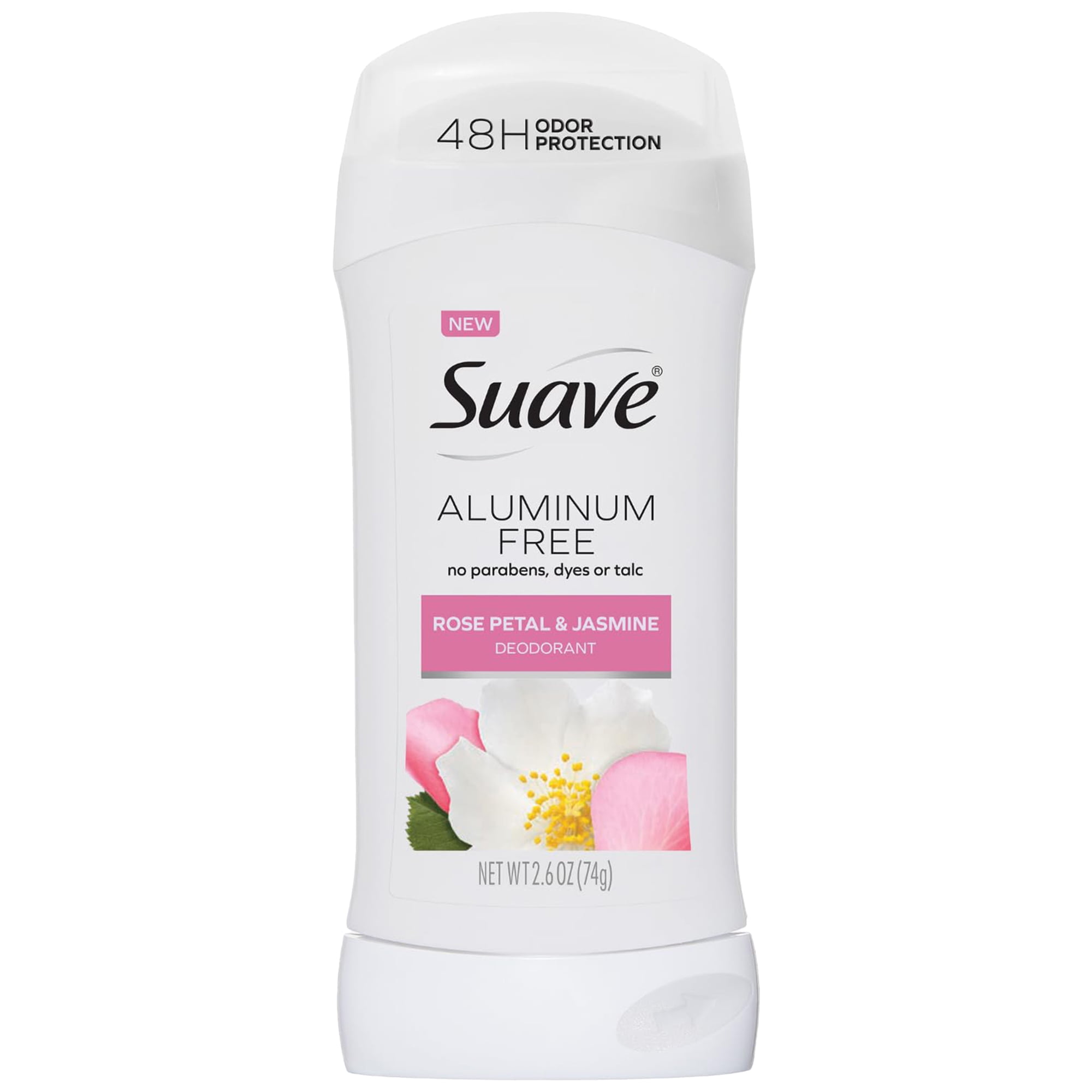 Suave Aluminum-Free Deodorant, Rose Petal & Jasmine, 2.6 Oz - Walmart.com