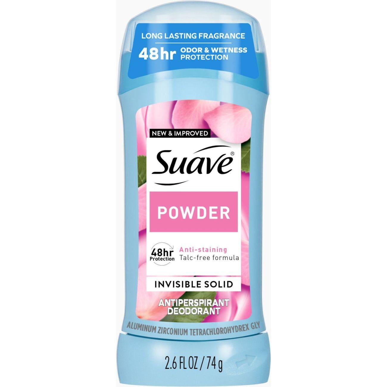 Suave Antiperspirant Deodorant for Women, Invisible Solid 48hr ...