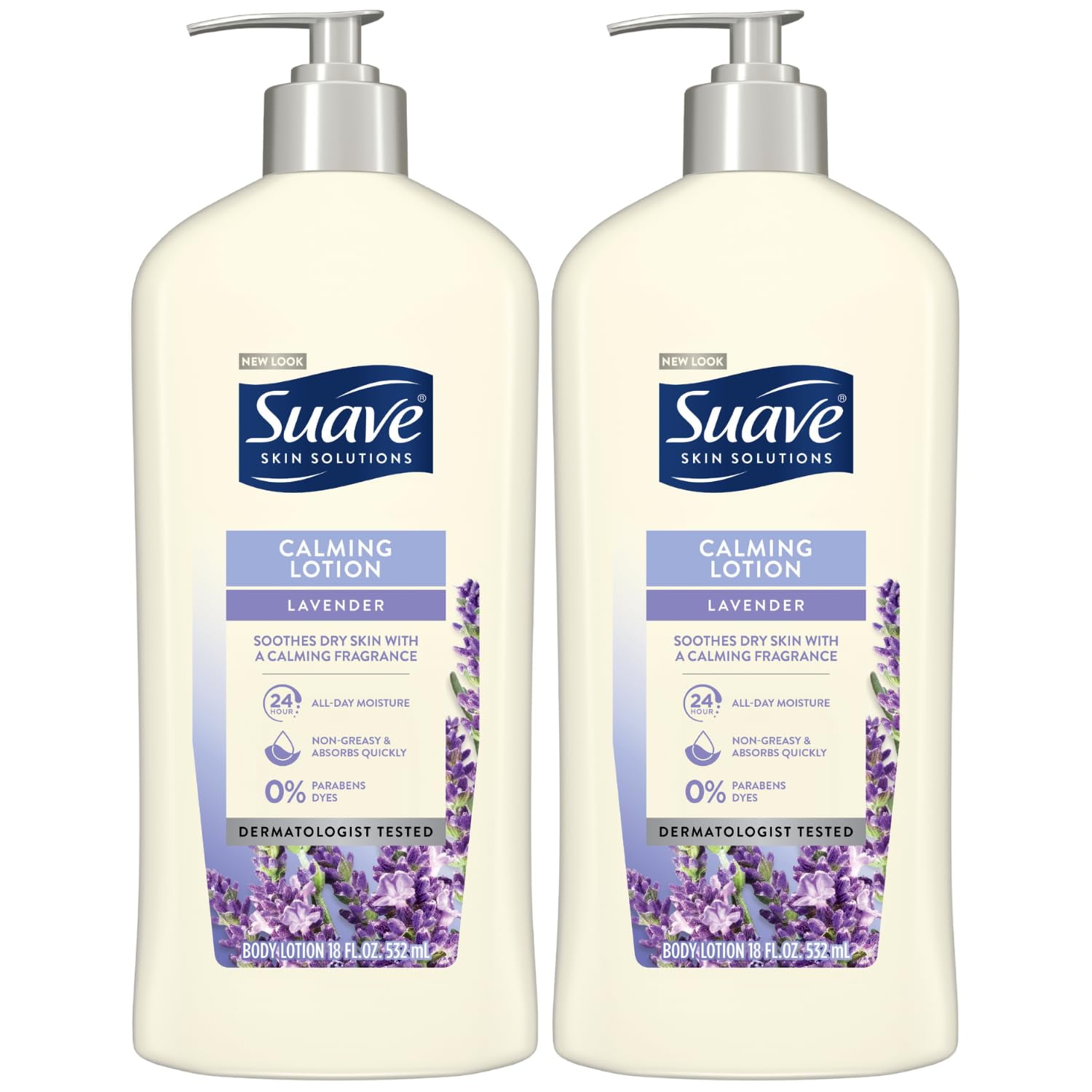 Suave Body Lotion, Lavender Calming Lotion - Moisturizing Body Lotion ...