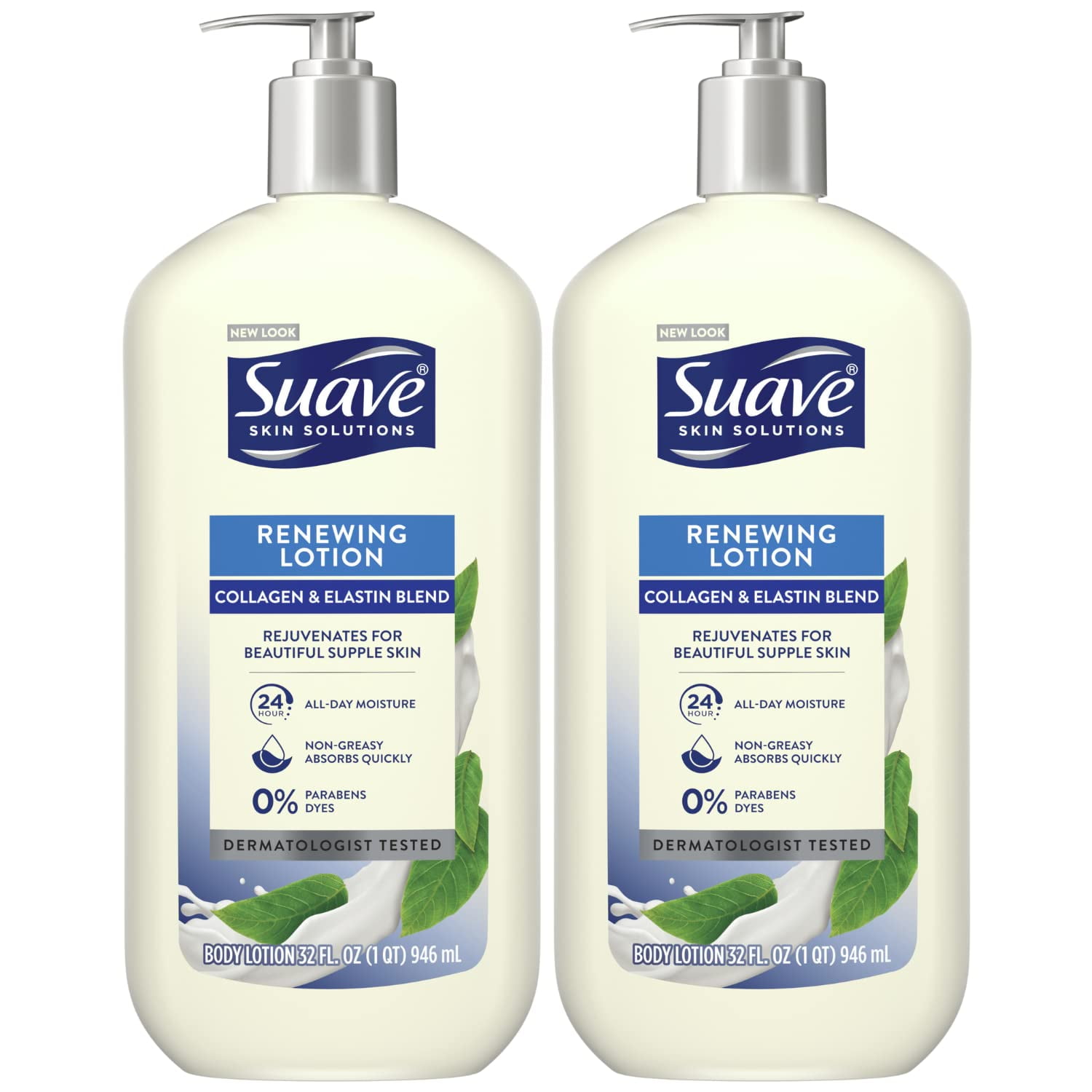 Suave Body Lotion with a Collagen Elastin Blend - Renewing Moisturizer ...