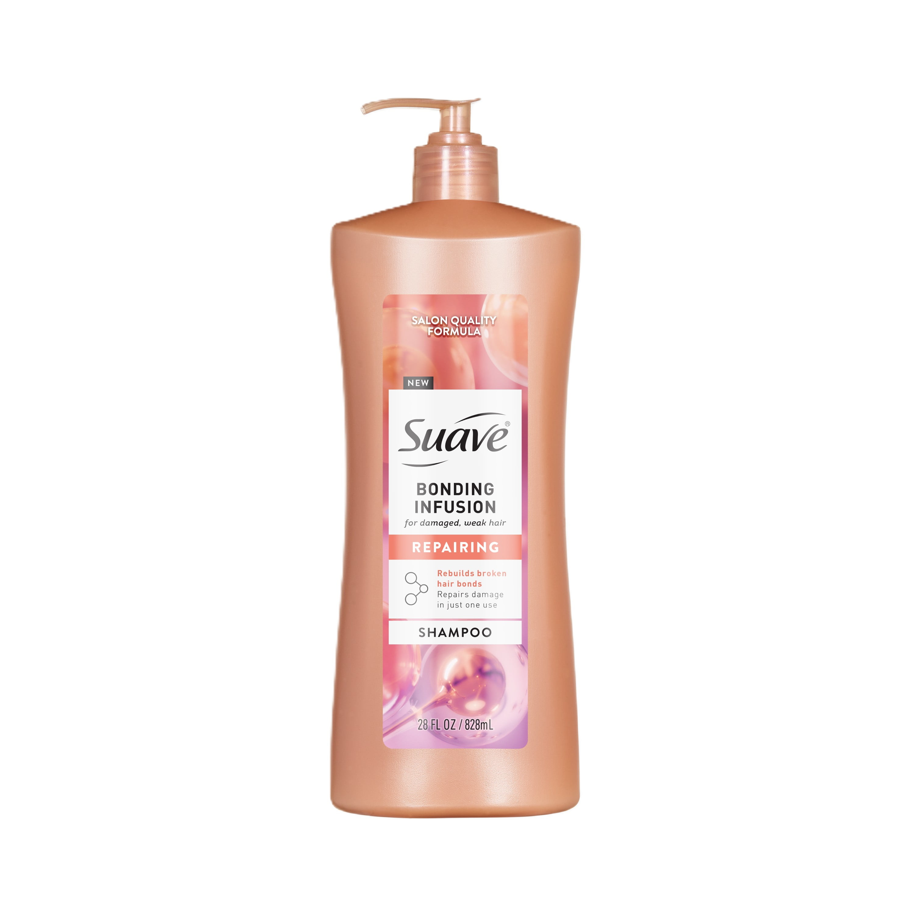 Suave Bonding Infusion Repairing Shampoo, with Bonding Complex, for ...