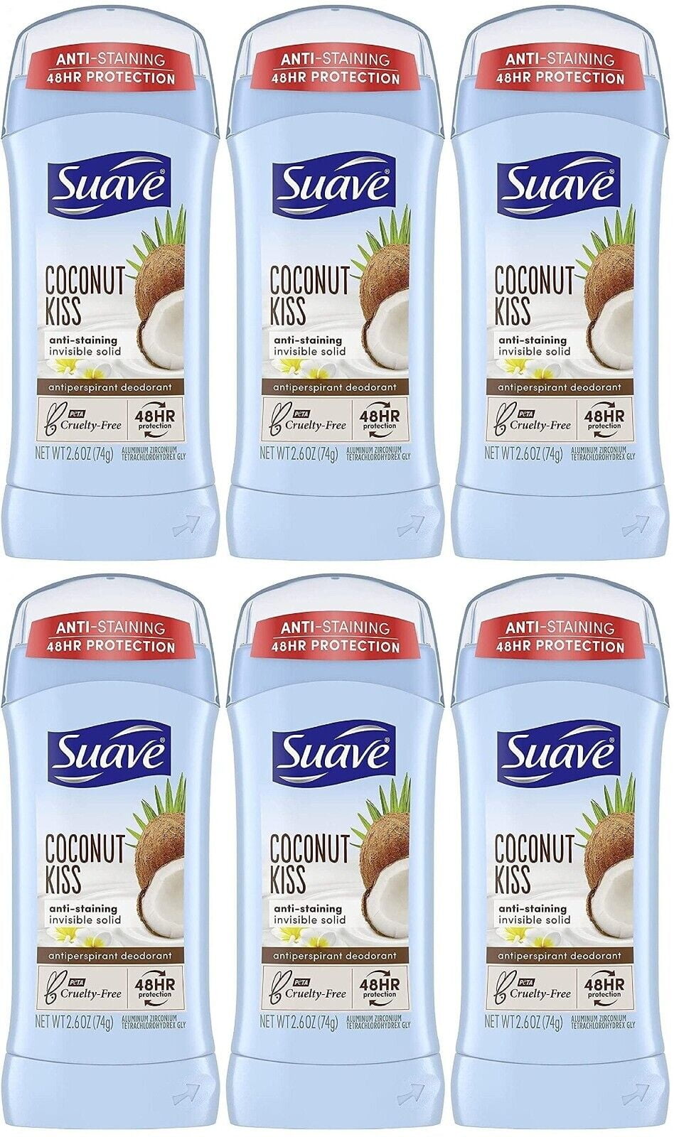 Suave Deodorant Antiperspirant Stick 48-Hour Odor and Wetness ...