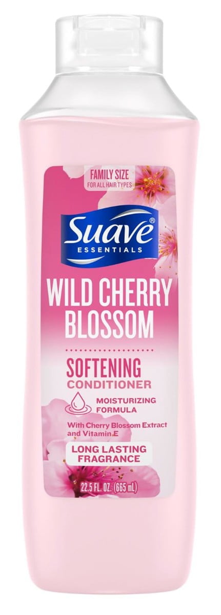 Suave Essentials Conditioner Wild Cherry Blossom 22.5 Ounce (665ml ...