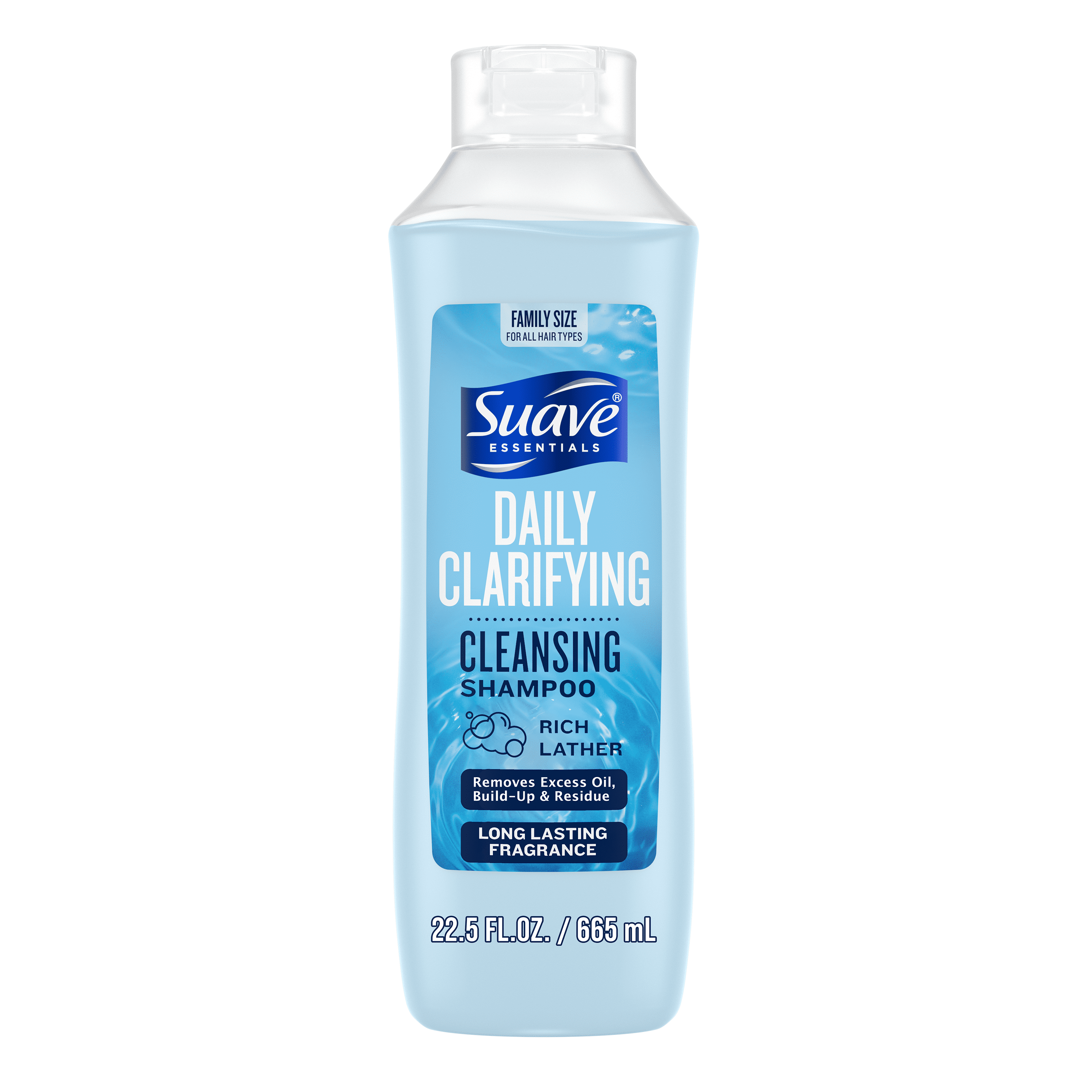 Suave Essentials Daily Clarifying Shampoo Deep Cleansing Moisturizing 22.5 fl oz Walmart