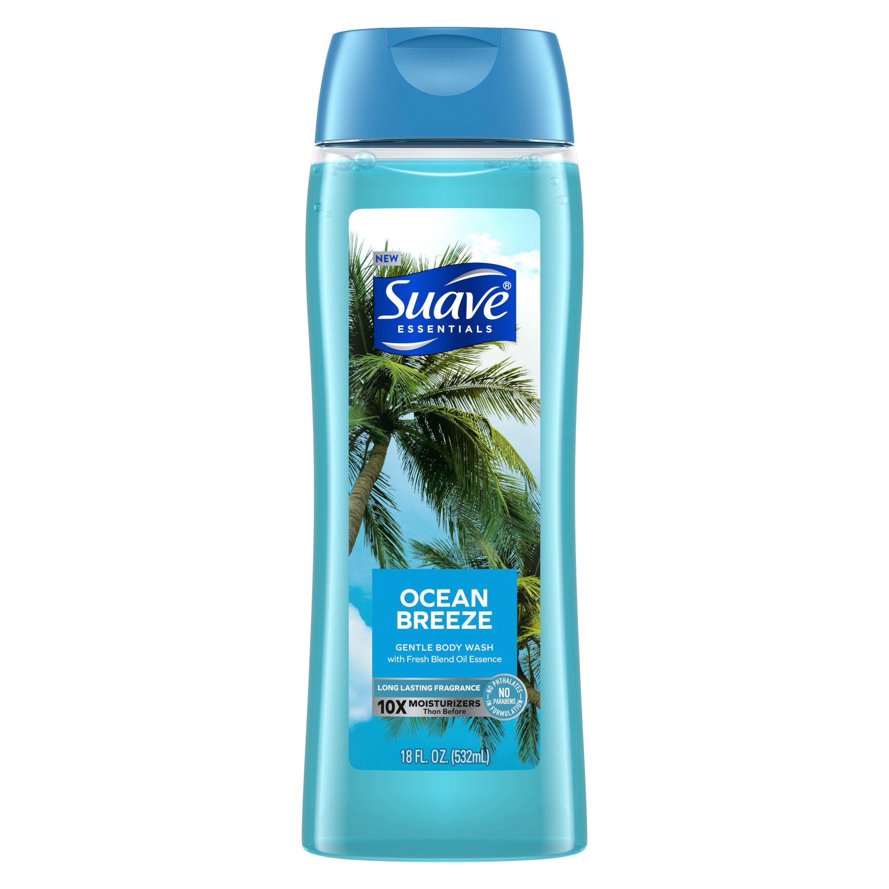Suave Essentials Gentle Body Wash - Ocean Breeze - 18 oz Package May ...