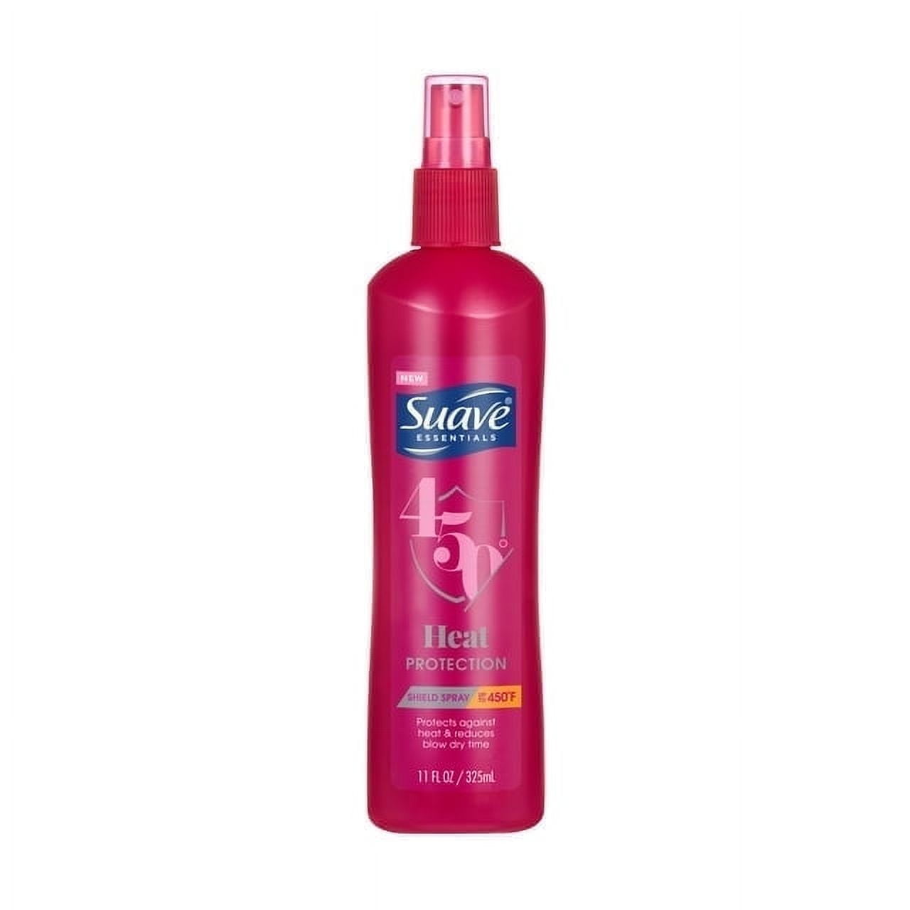 Suave Essentials Heat Protection Shield Spray, Detangles & Protects Up ...
