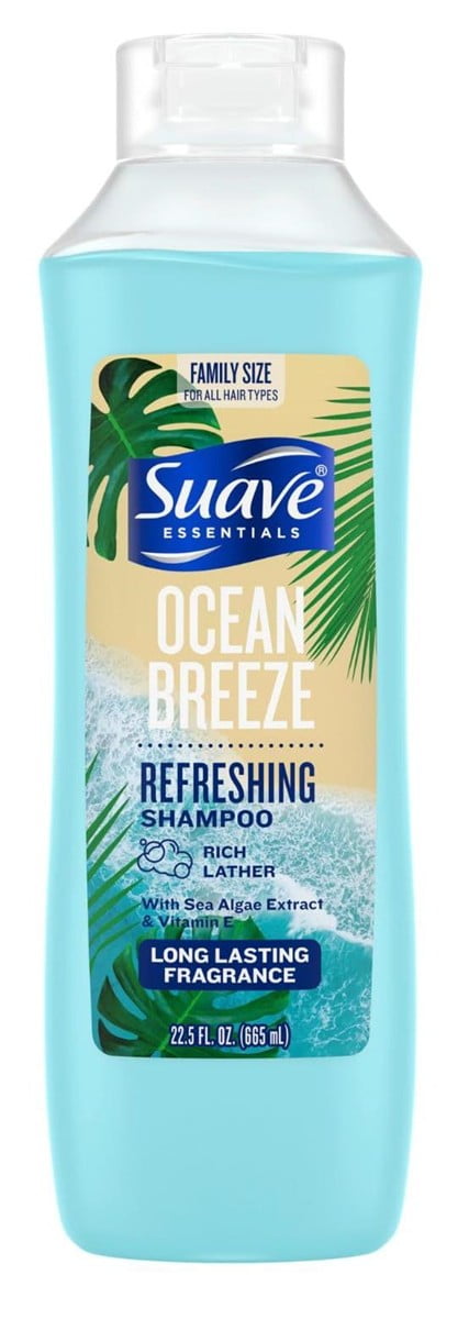 Suave Essentials Shampoo Ocean Breeze 22.5 Ounce (665ml) (Pack of 3 ...