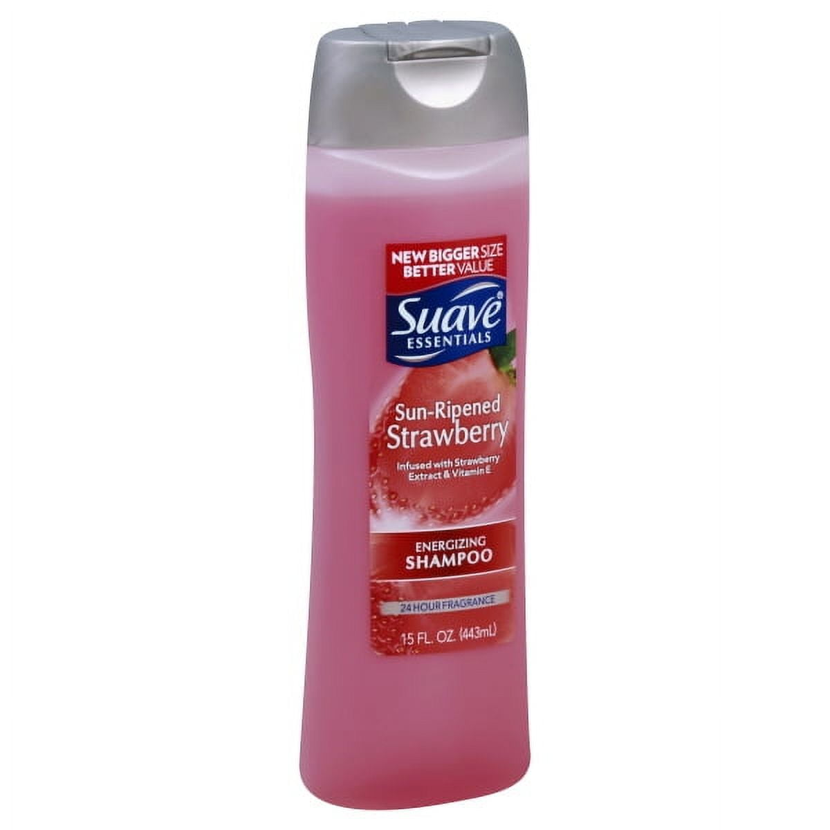 Suave Essentials Daily Clean Refreshing Shampoo, Sun-Ripened Strawberry ...