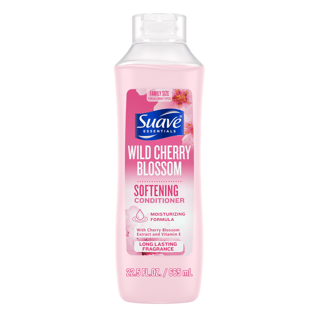 Suave Essentials Wild Cherry Blossom Softening Conditioner, Deep ...