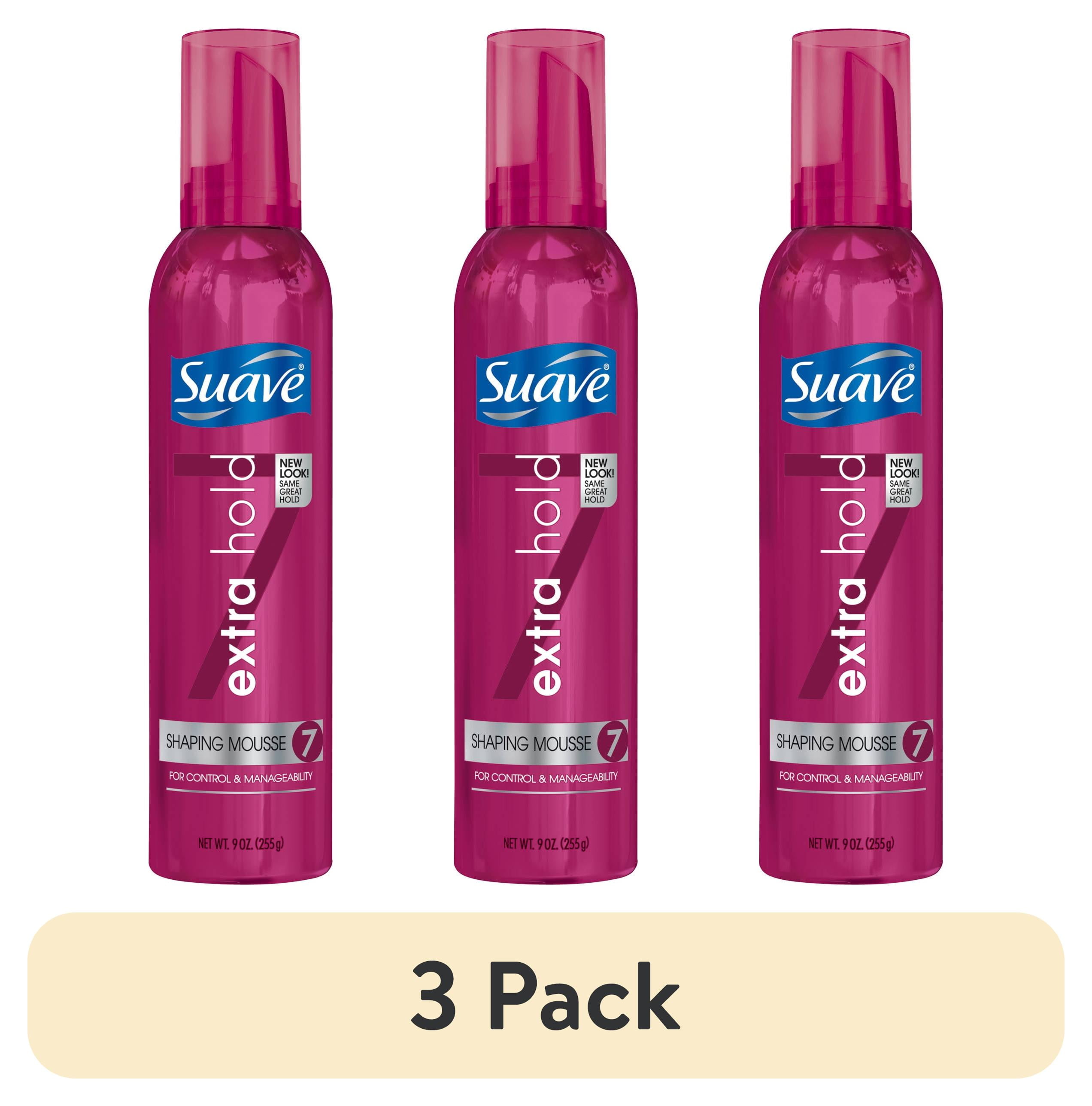 (3 pack) Suave Extra Hold Shaping Mousse, 9 oz - Walmart.com