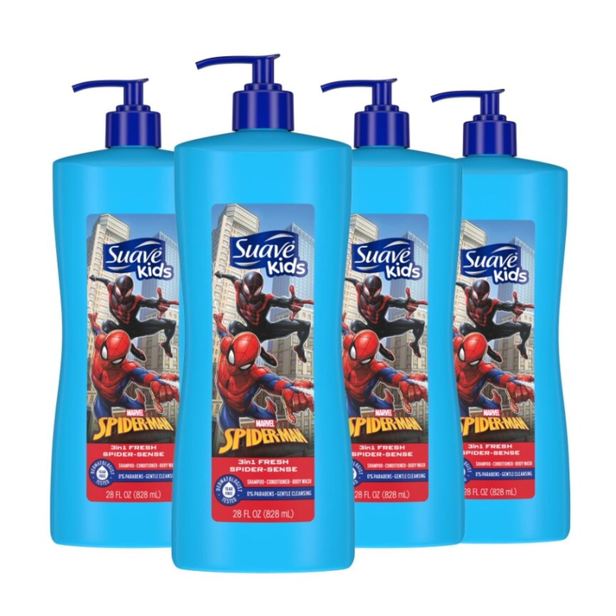 Suave Kids 3 in TMA2 1 Shampoo Conditioner Body Wash For Tear-Free Bath ...