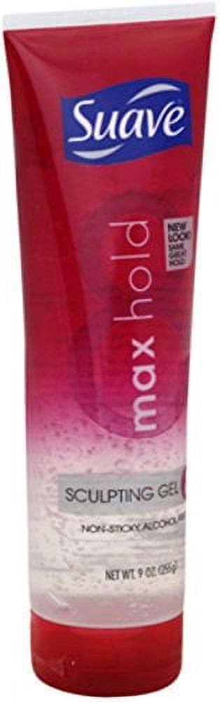 Suave Max Hold 8 Sculpting Gel, Styling Essentials Volume, 9 oz (Pack ...