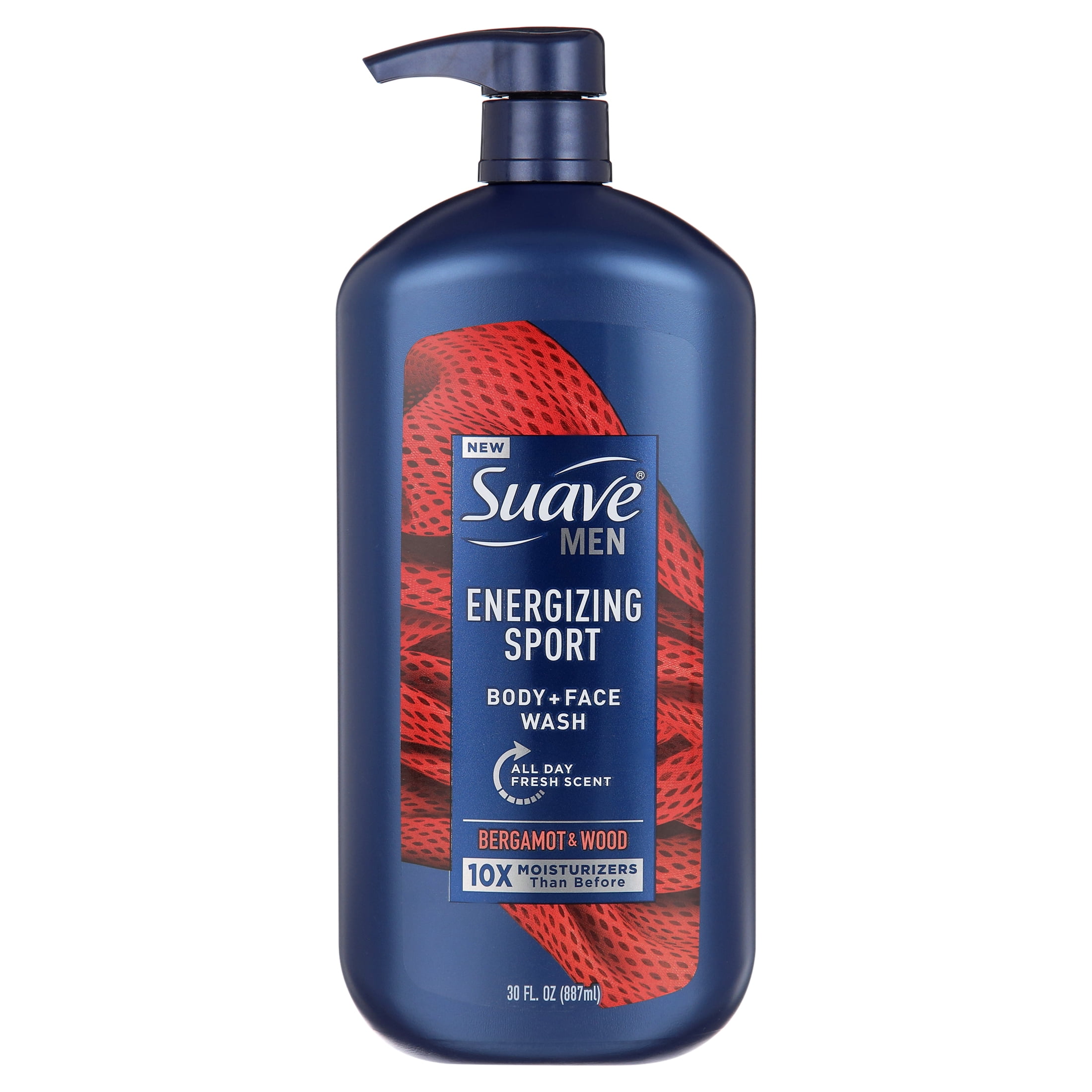 Suave Men Face & Body Wash, Energizing Sport, 30 oz - Walmart Business ...