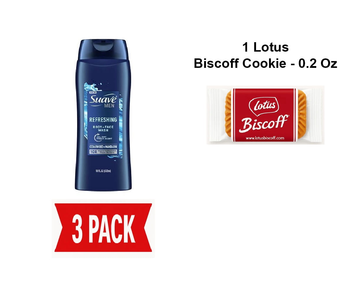 Suave Men Face & Body Wash, Refreshing Body Cleanser For Moisturized ...