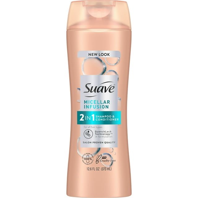 Suave Miceller Infusion 2 in 1 Shampoo & Conditioner, 12.6 oz - Walmart.com