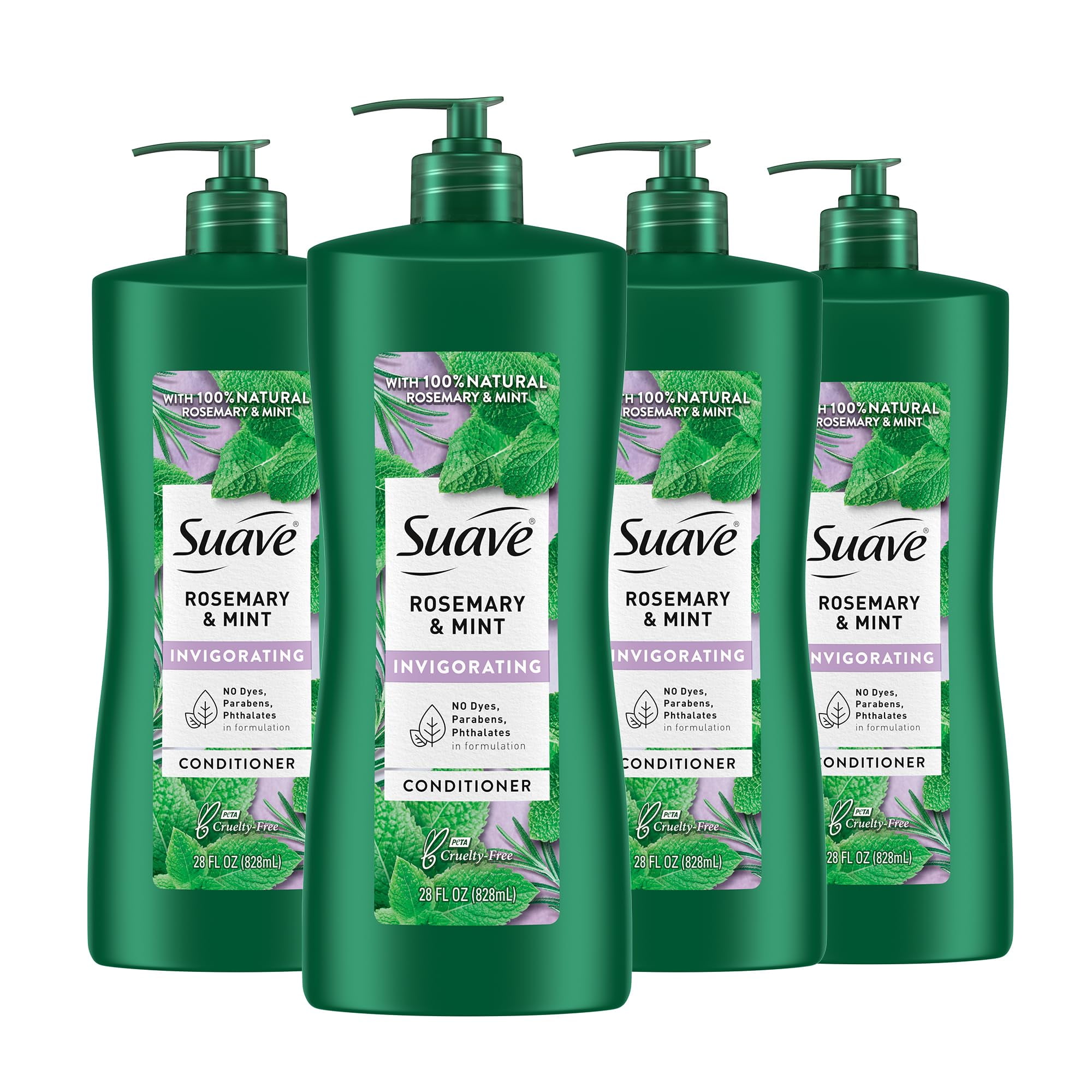 Suave Natural Rosemary & Mint Conditioner, For Strong & Healthy Hair ...